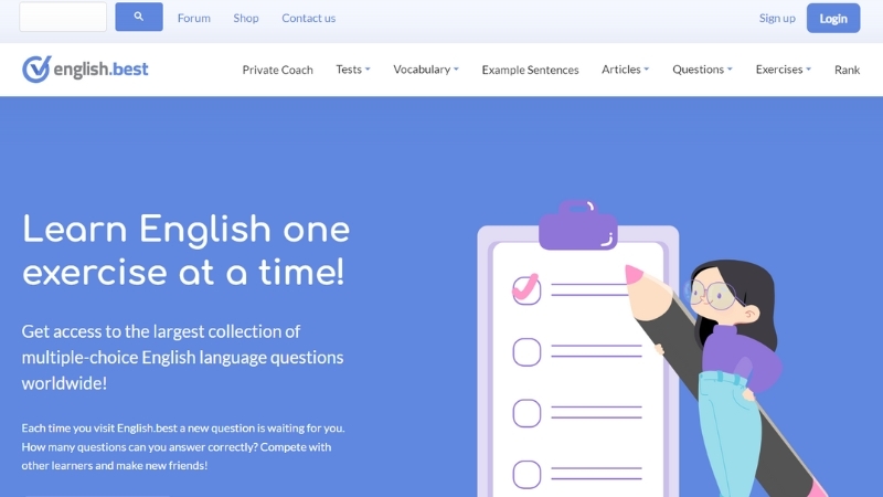 Top 7 website luyện thi TOEIC online miễn phí, chất lượng